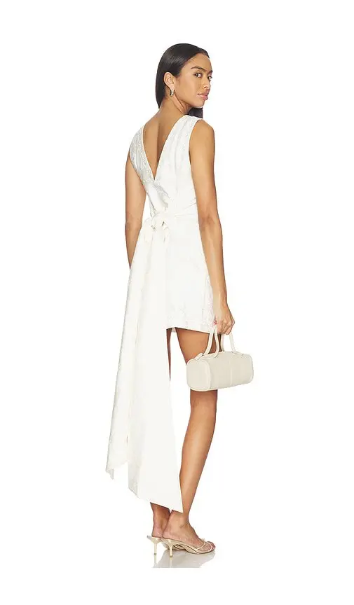 brynlee mini dress Brynlee Bow Pleated Mini Dress