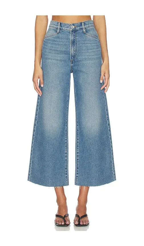FAVORITE DAUGHTER The Mischa Shortie High Rise Wide Ankle Jeans