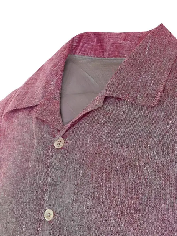 Brunello Cucinelli Buttoned Long-sleeve Shirt - Red