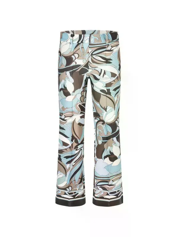 CAMBIO Francoise Abstract-print Trousers