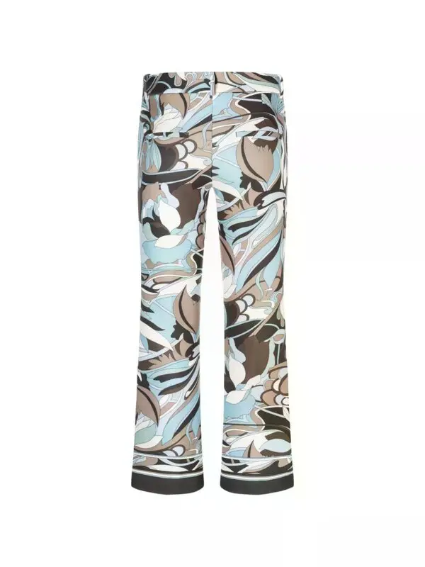 CAMBIO Francoise Abstract-print Trousers