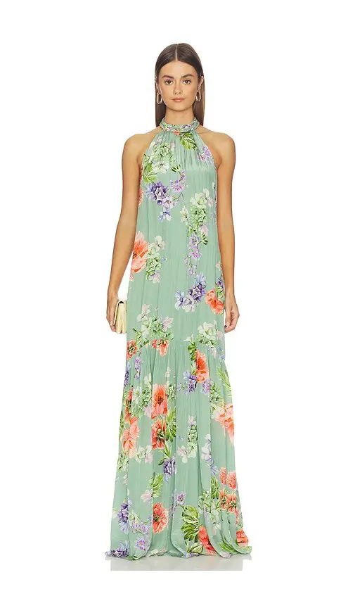 Hemant & Nandita Maxi Dress - Green
