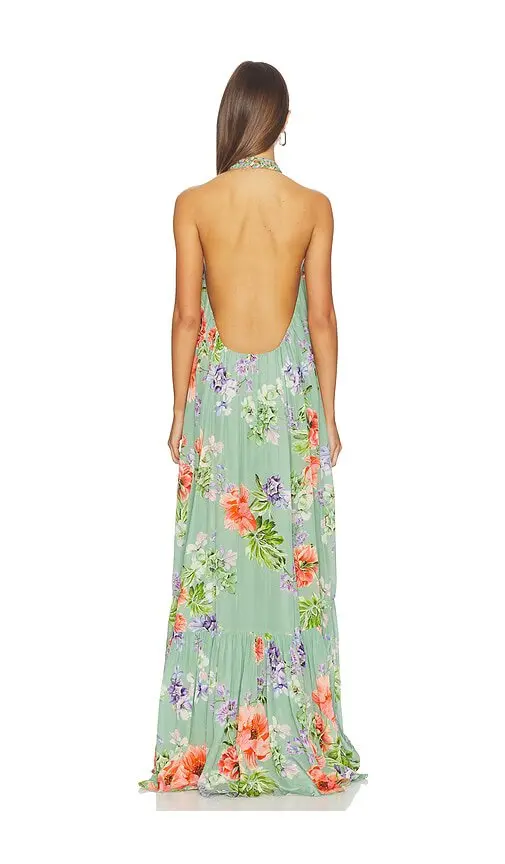 Hemant & Nandita Maxi Dress - Green