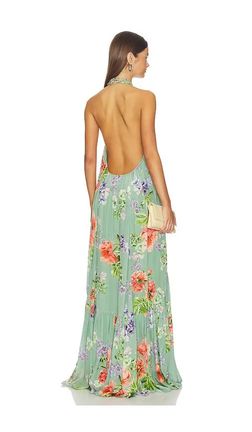 Hemant & Nandita Maxi Dress - Green