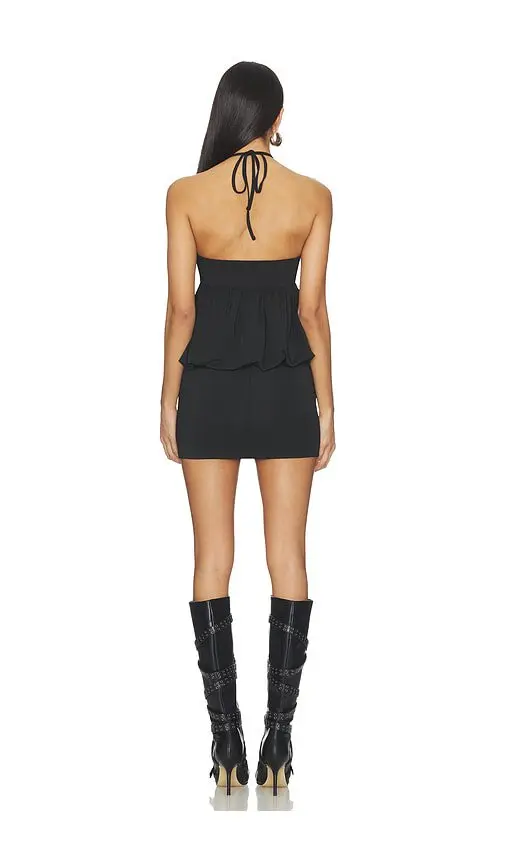 Superdown Halterneck Mini Dress With Embellished Detail