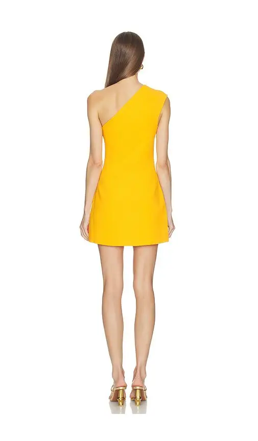 Cult Gaia One-shoulder Mini Dress - Marigold
