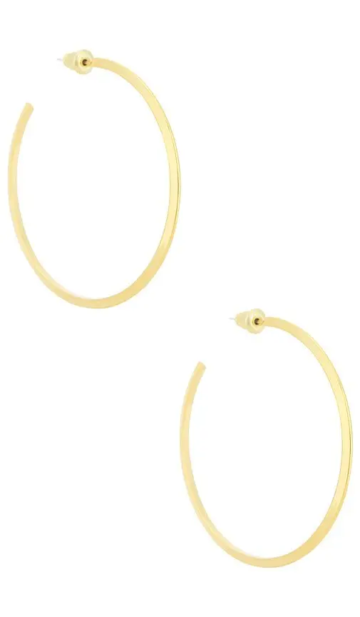 CASA CLARA Beau Hoop Earrings - Gold