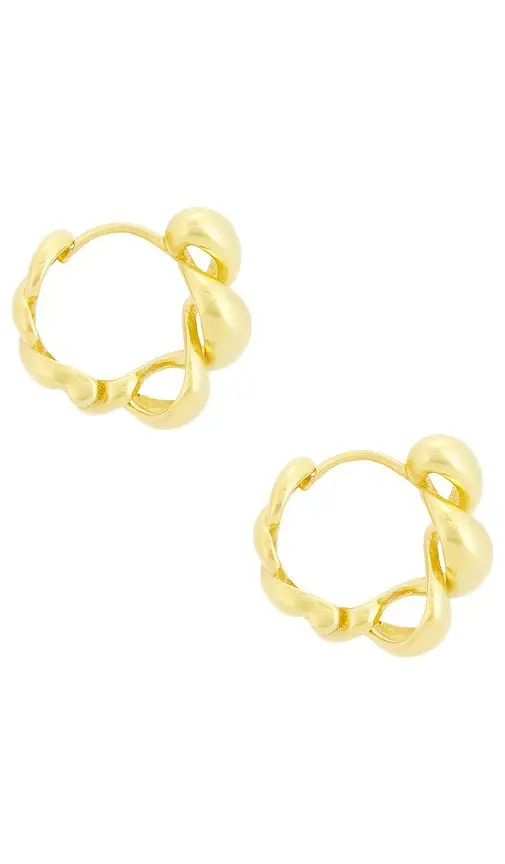 CASA CLARA Blossom Hoop Earrings