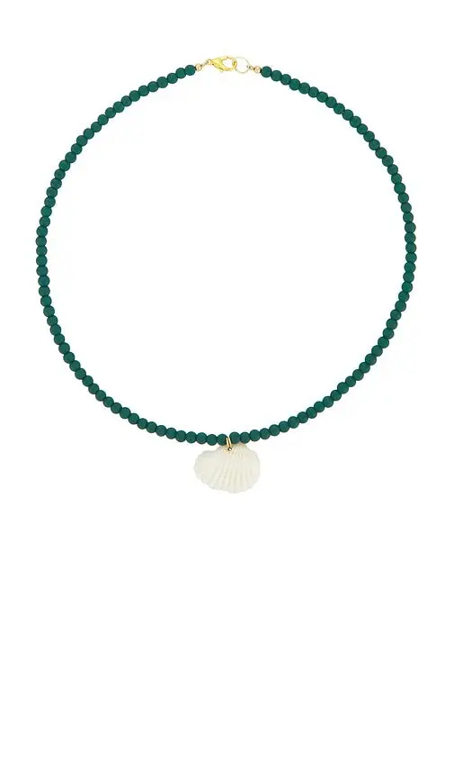 CASA CLARA Hailee Necklace In Teal - Turquoise