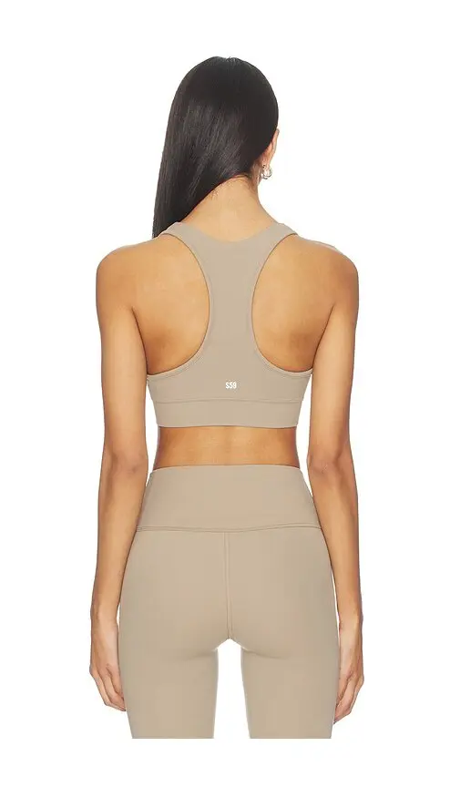 Splits59 Mia Rigor Sports Bra In Taupe - Latte