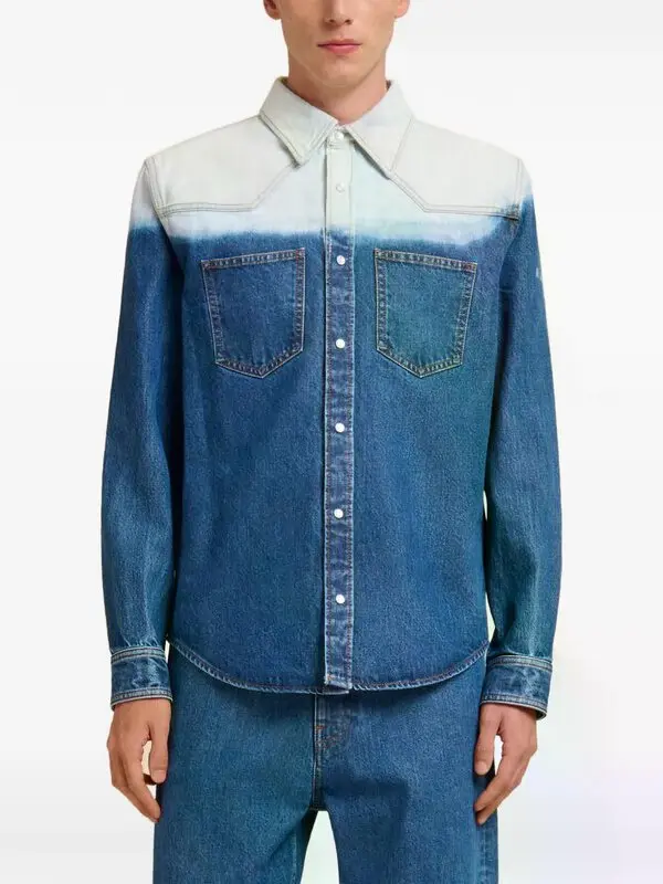 Marni Denim Shirt With Degradé Finish