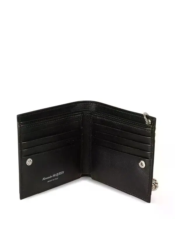 Alexander McQueen Chain Leather Wallet