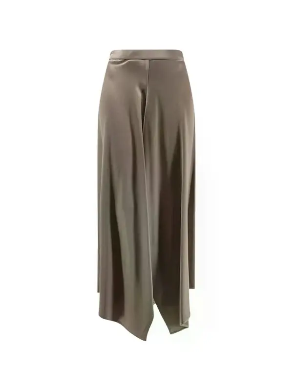 ALYSI Asymmetrical-hem Maxi Skirt