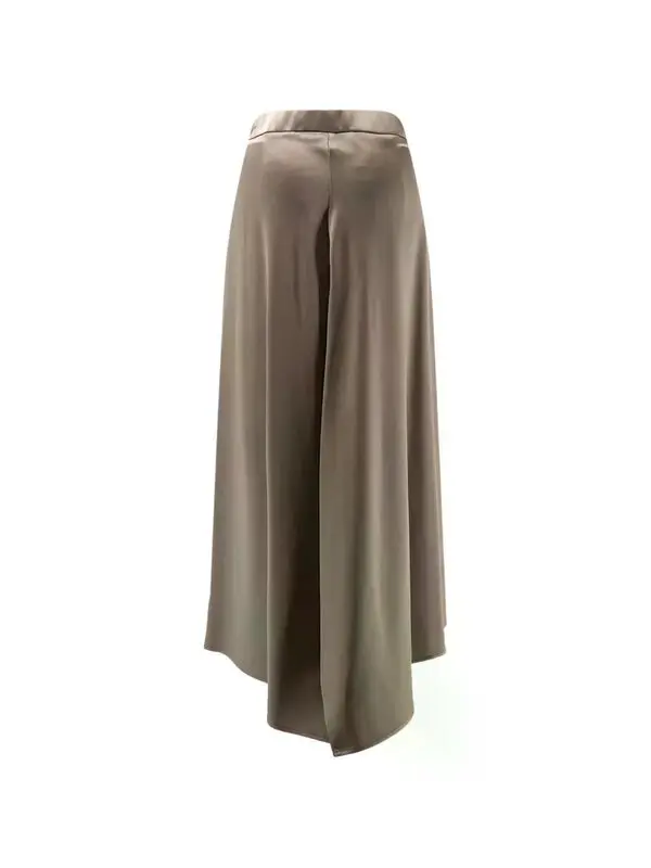 ALYSI Asymmetrical-hem Maxi Skirt