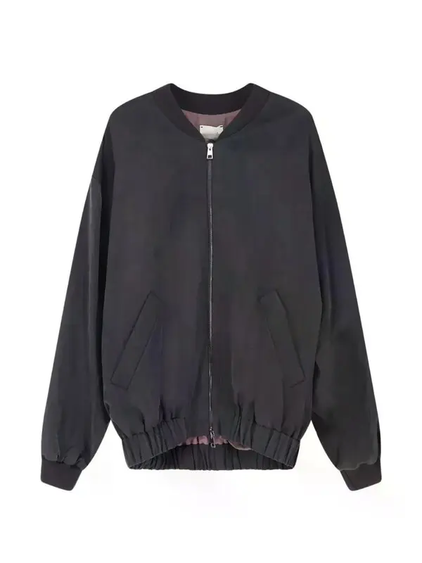 ALYSI Ribbed Knit Bomber