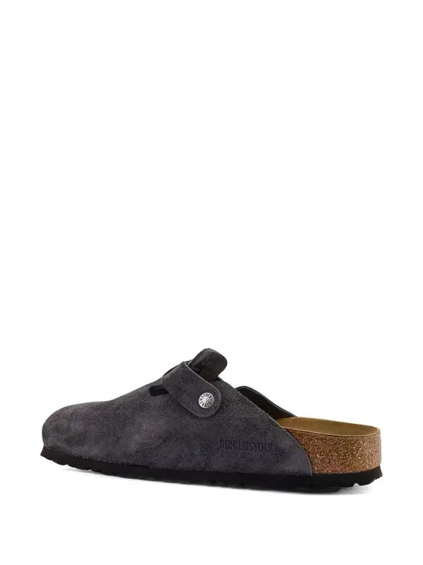 BIRKENSTOCK Adjustable-buckle Suede Sandals - Grey
