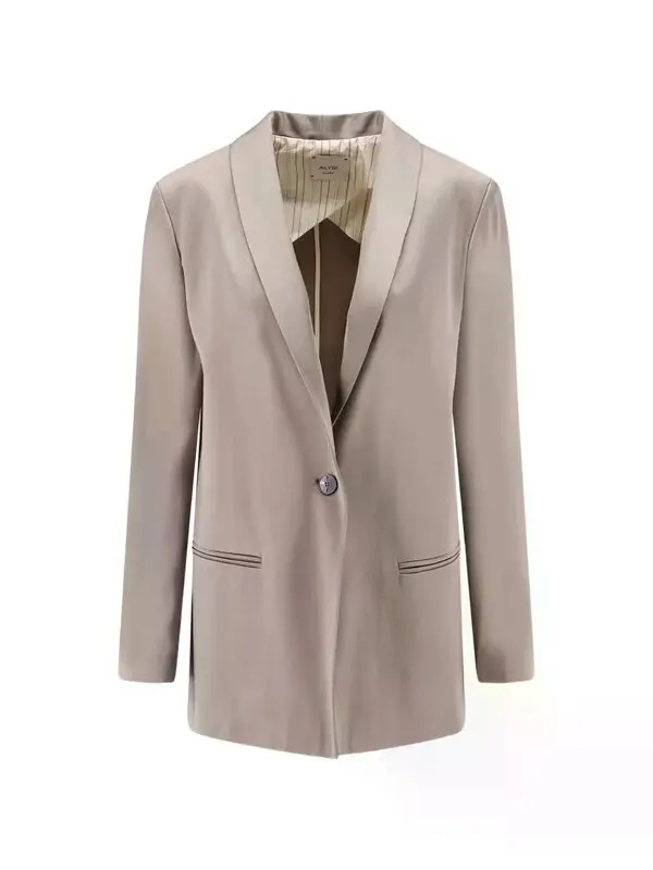 ALYSI Single-breasted Blazer - Neutrals