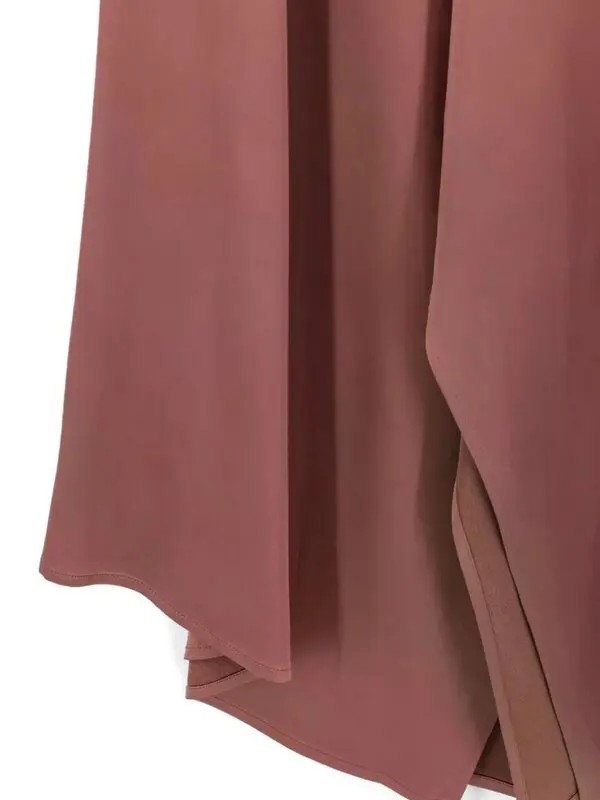 ALYSI Midi Asymmetric Skirt - Pink