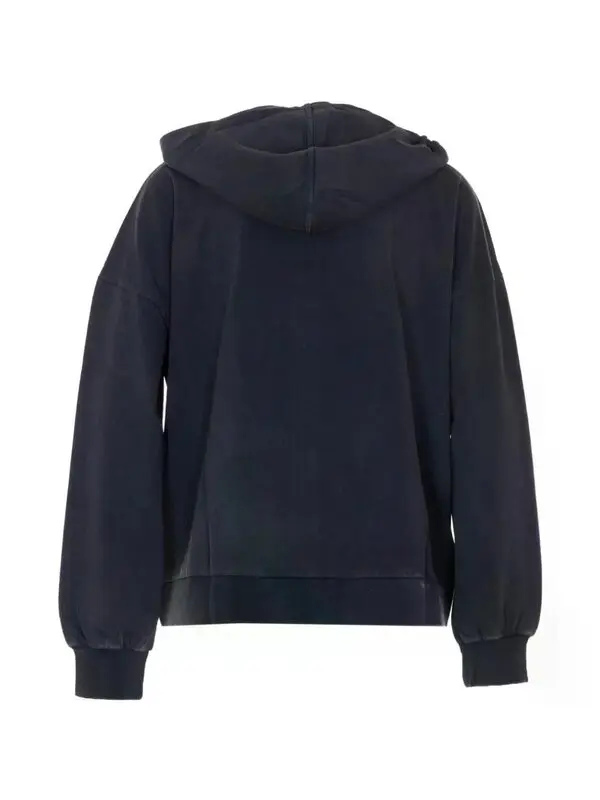 Liu Jo Embellished Zip-up Hoodie With Drawstring Hood