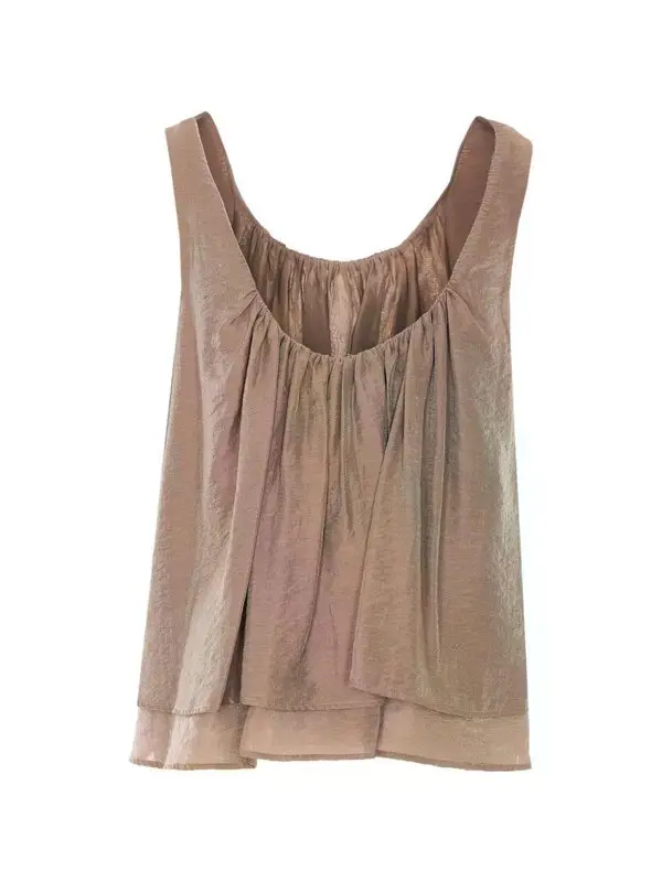 ELE Draped-detail Top