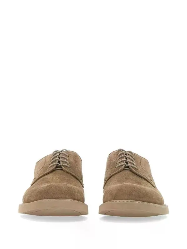 DOUCAL'S Suede Lace-up Shoes - Brown