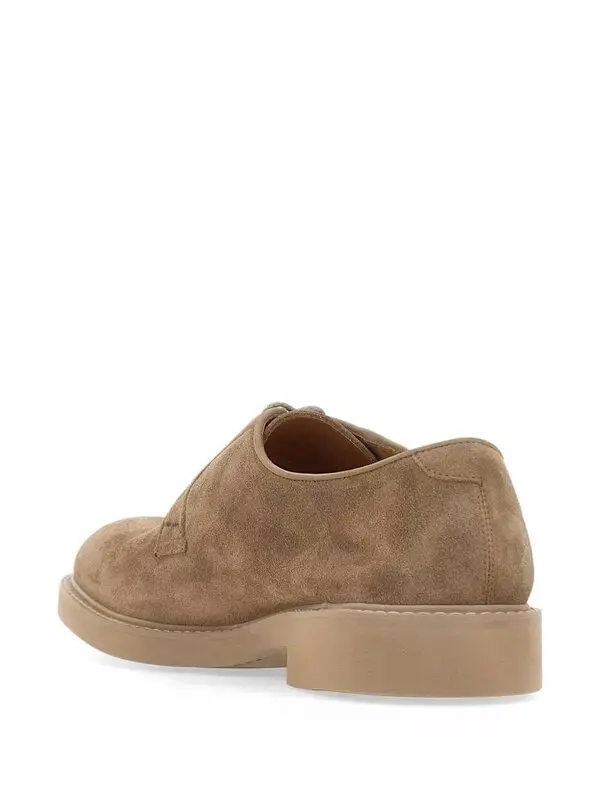 DOUCAL'S Suede Lace-up Shoes - Brown