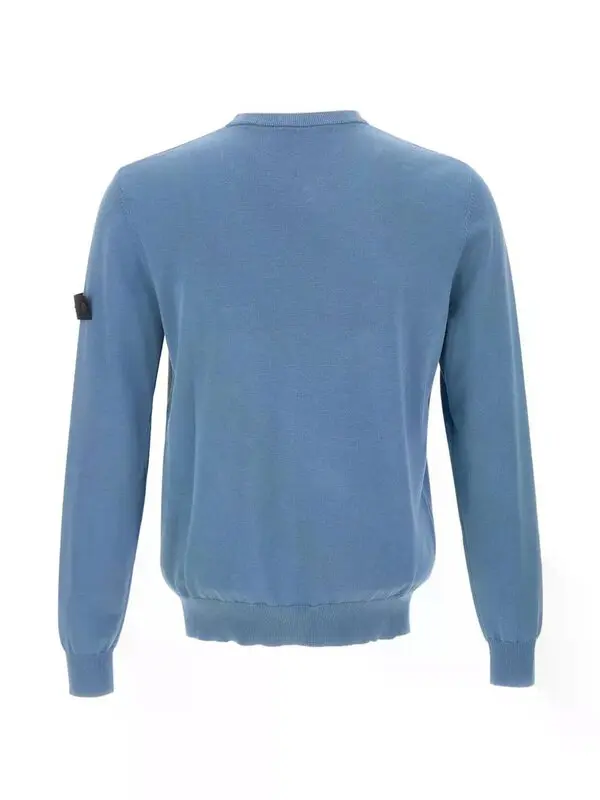 Peuterey Ganna Logo-patch Crew-neck Sweater - Blue