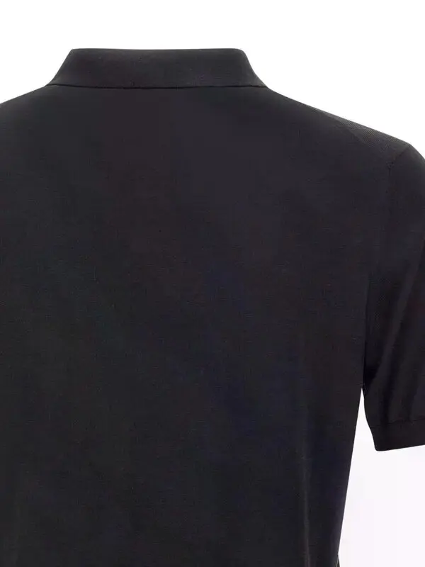 KANGRA Ribbed Short-sleeves Polo Shirt