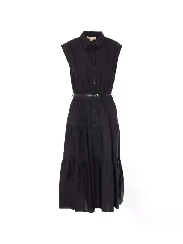 Michael Kors Shirt-collar Midi Dress