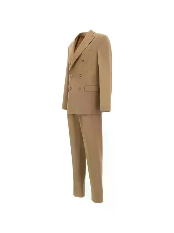 Boglioli Double-breasted Peaked-lapel Suit - Neutrals