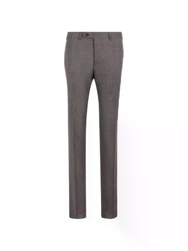 Canali Checked Button Suit