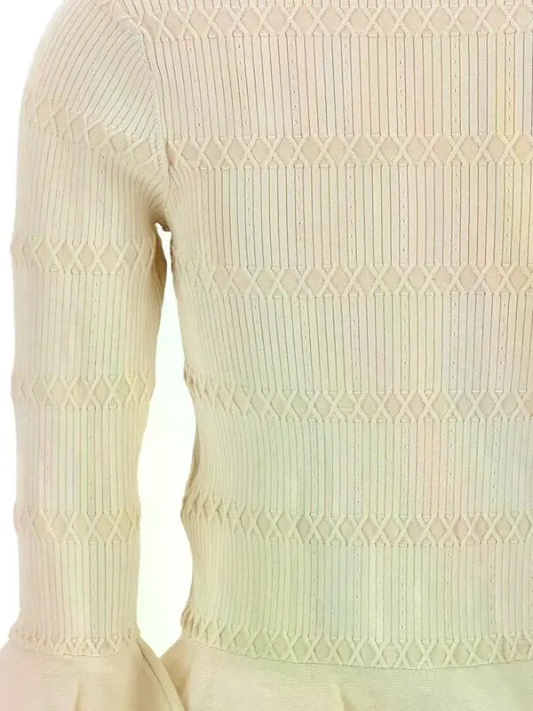 Liu Jo Ruffled Cuff Buttoned Cardigan