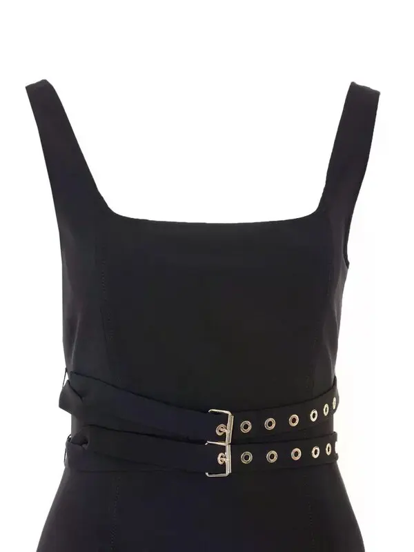 Liu Jo Belted Boat Neck Mini Dress