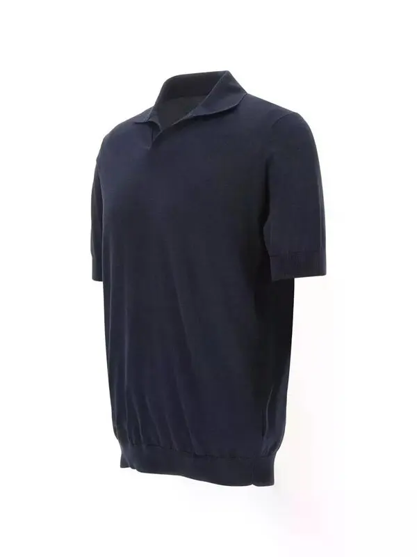 FILIPPO DE LAURENTIIS Ribbed-hem V-neck Top