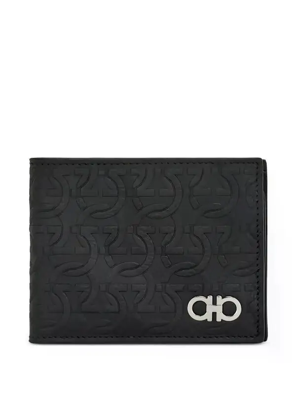 FERRAGAMO Gancini Wallet - Black