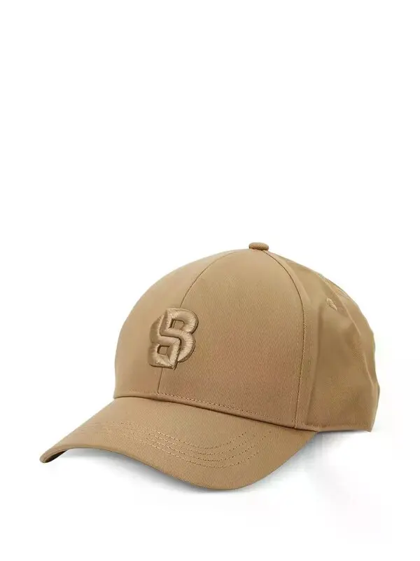 BOSS Logo Embroidered Baseball Cap - Neutrals