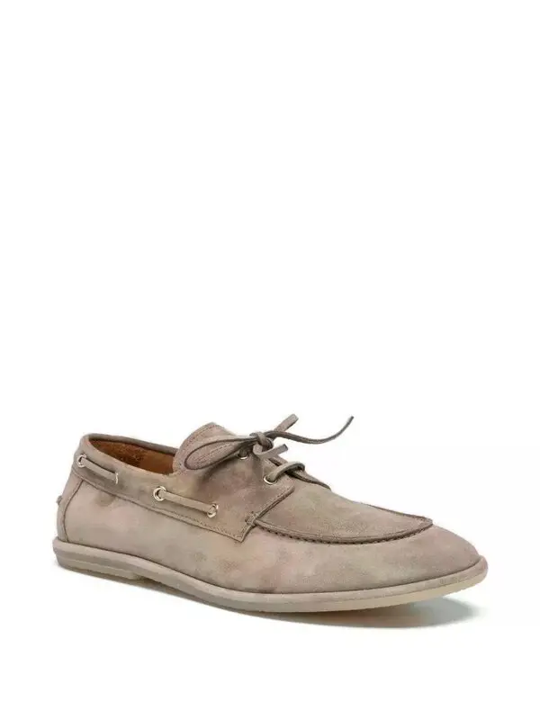 Officine Creative Love 101 Suede Boat Shoes