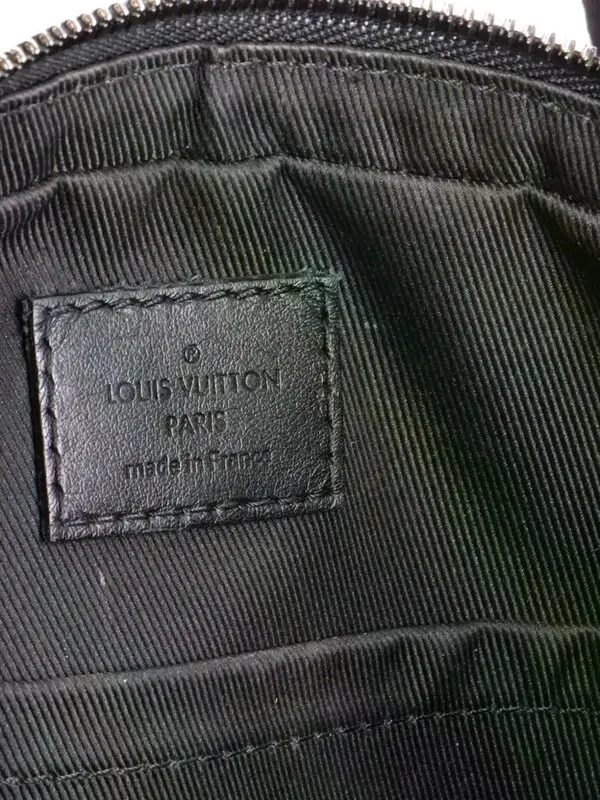 LOUIS VUITTON Duo Messenger Bag Monogram Shadow Leather - Black