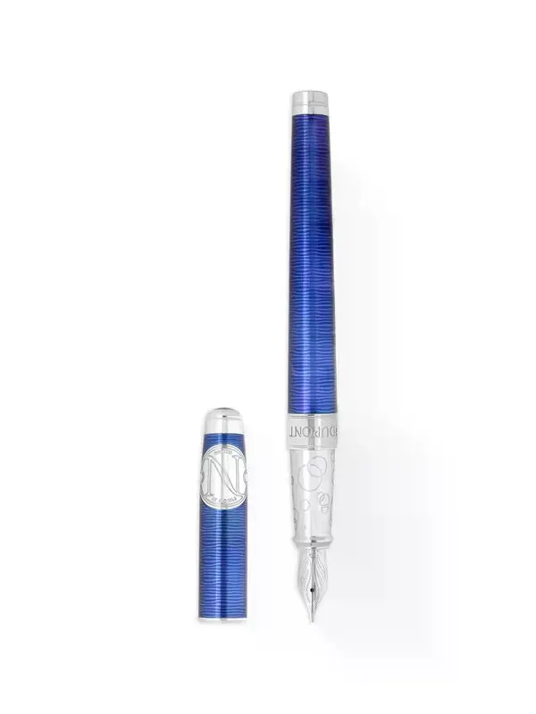 S.t. Dupont Medium Line D Eternity Fountain Pen - Blue