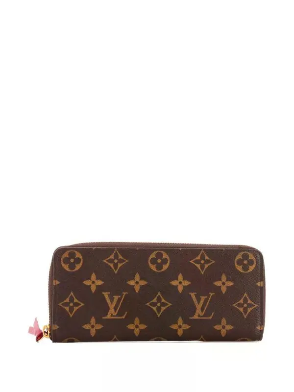 LOUIS VUITTON Clemence Wallet Monogram Canvas Small Wallets