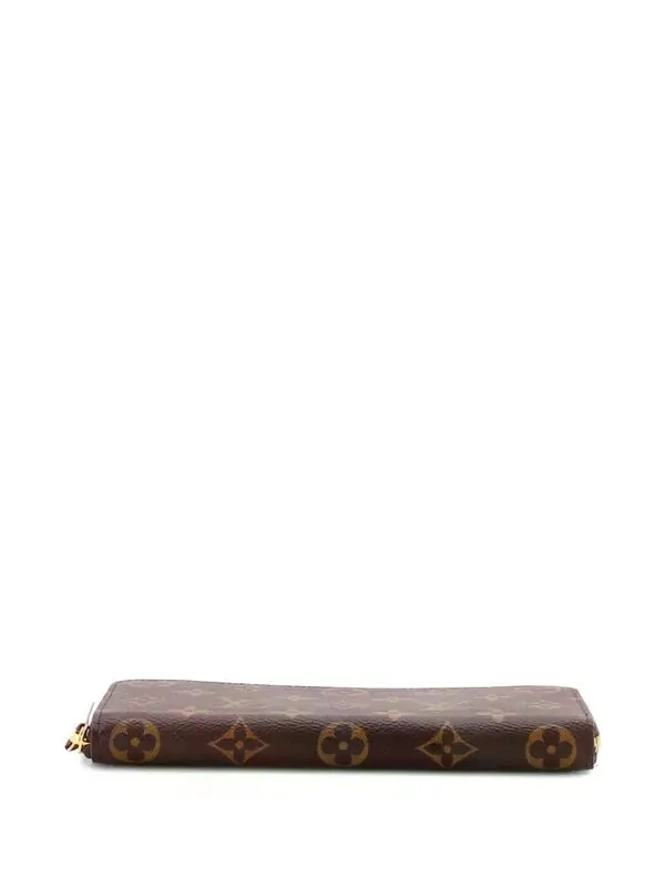 LOUIS VUITTON Clemence Wallet Monogram Canvas Small Wallets
