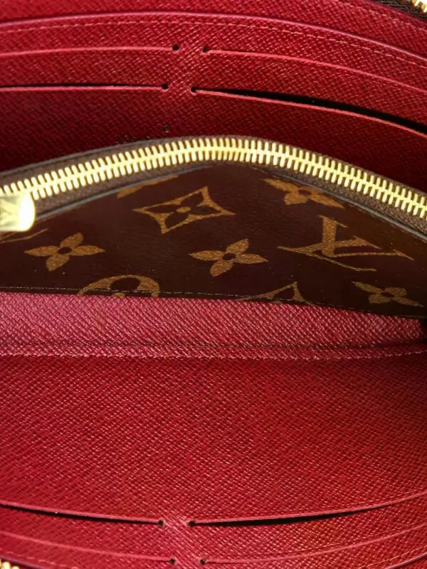 LOUIS VUITTON Clemence Wallet Monogram Canvas Small Wallets