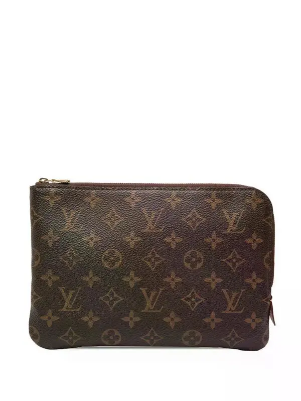 LOUIS VUITTON 2018 Monogram Etui Voyageur Pm - Brown
