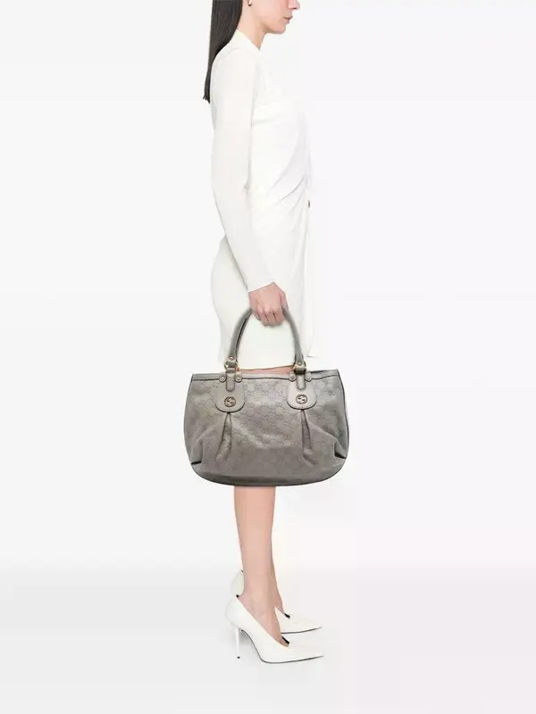 Gucci 2016-2026 Ssima Scarlett Tote Bag - Grey