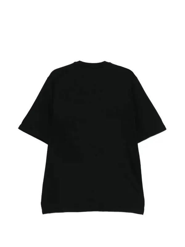 LARDINI Round-neck T-shirt - Black
