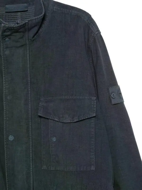 Stone Island Ghost Compass-badge Jacket - Blue