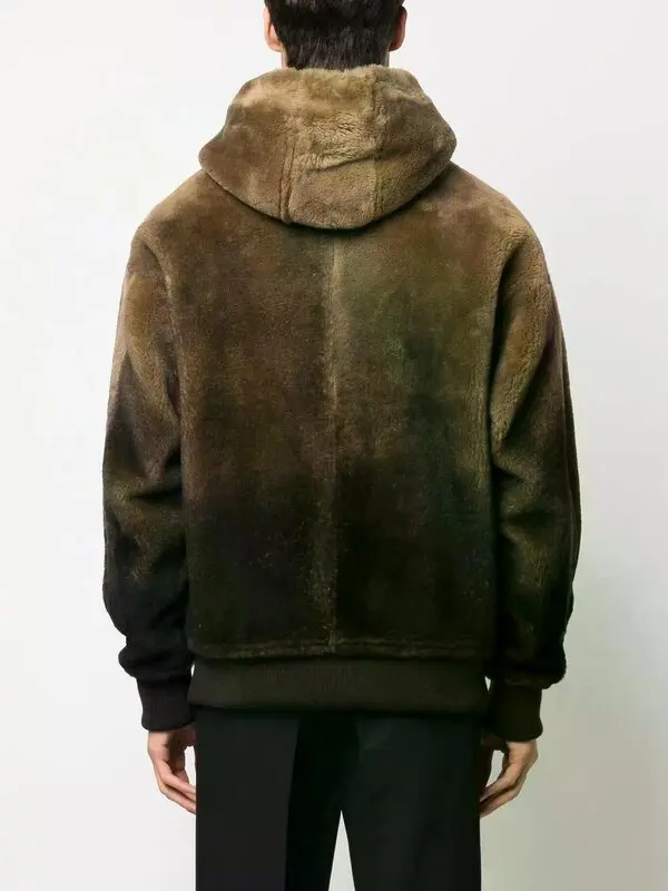 SALVATORE SANTORO Reversible Shearling Hooded Jacket