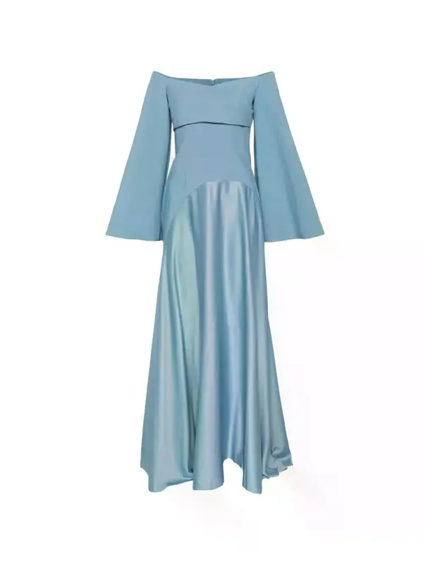 Solace London Rina Maxi Dress - Blue