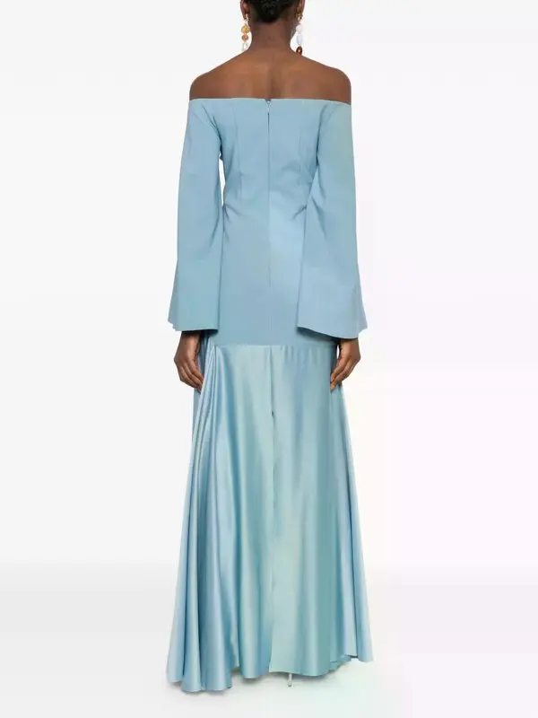 Solace London Rina Maxi Dress - Blue