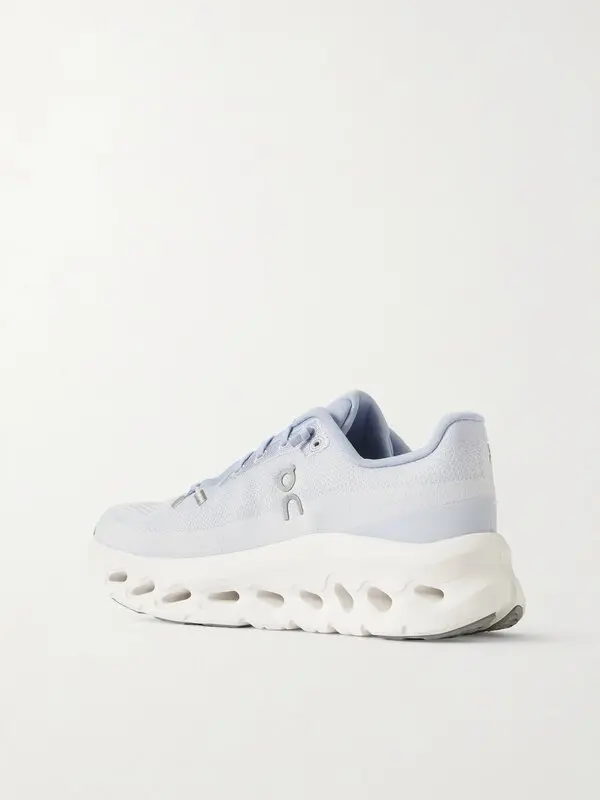 On Cloudtilt Stretch Recycled-knit Sneakers - Blue